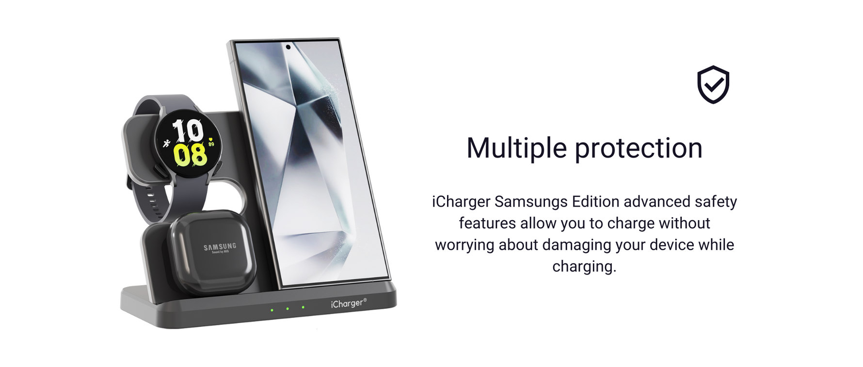 iCharger Samsungs Edition | 3 in 1 Wireless Charging Station